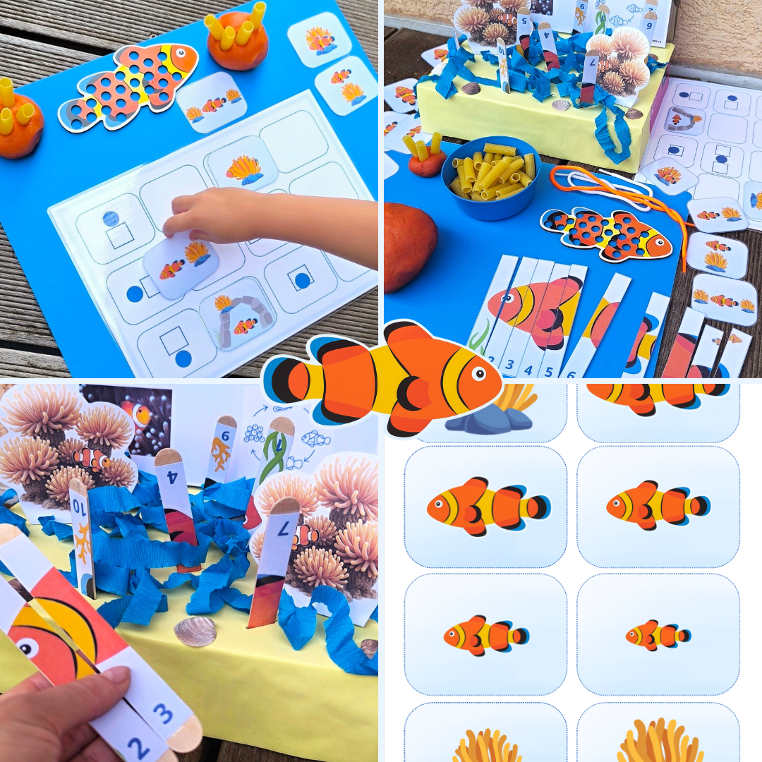 Aktivity TROPICKÉ RYBY 2 - Klaun očkatý